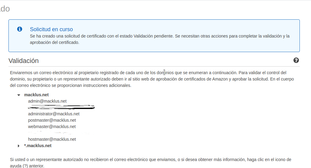 Create a free certificate in AWS with AWS Certificate Manager - Macklus.Net